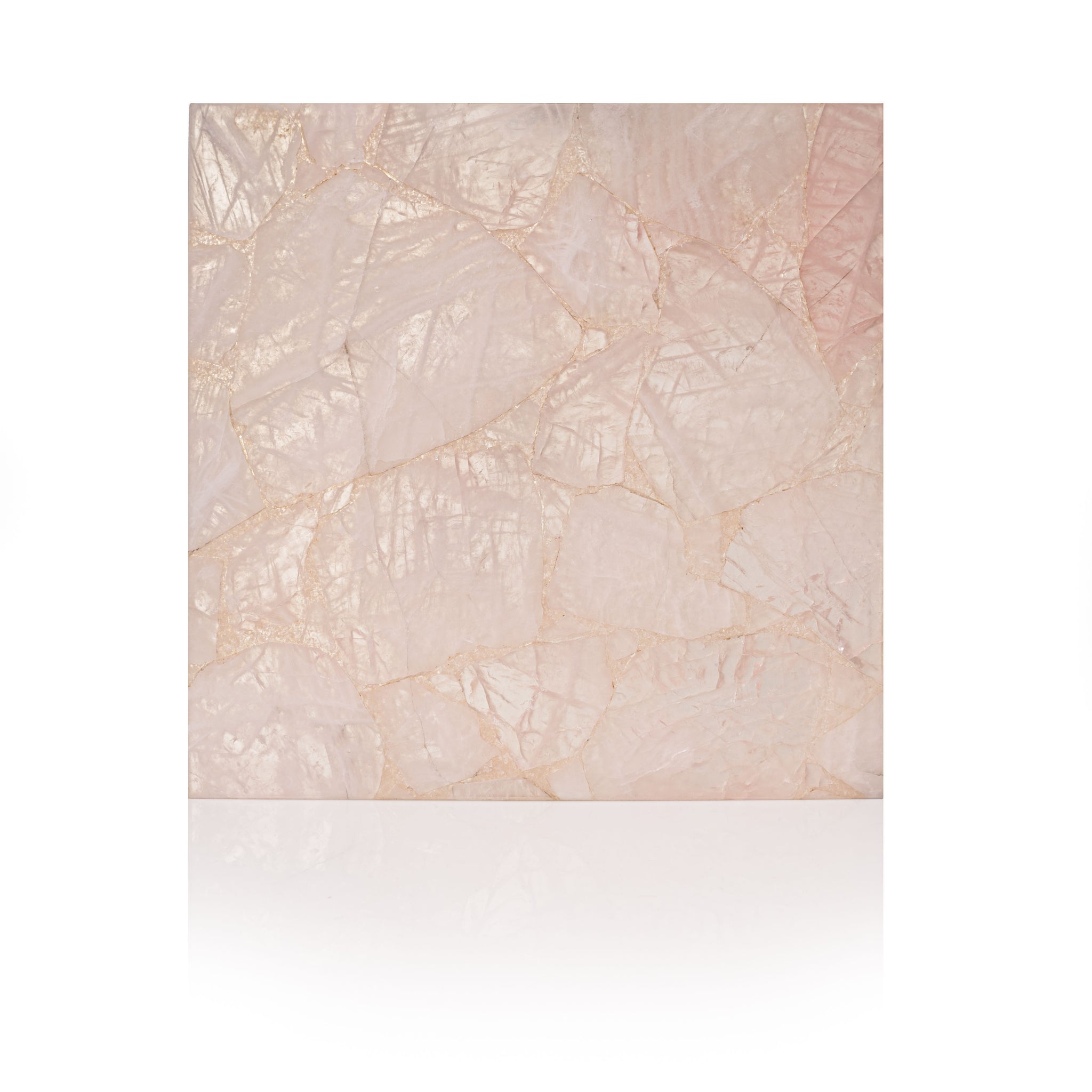 Light Rose Quartz Tile – Crystal House Miami