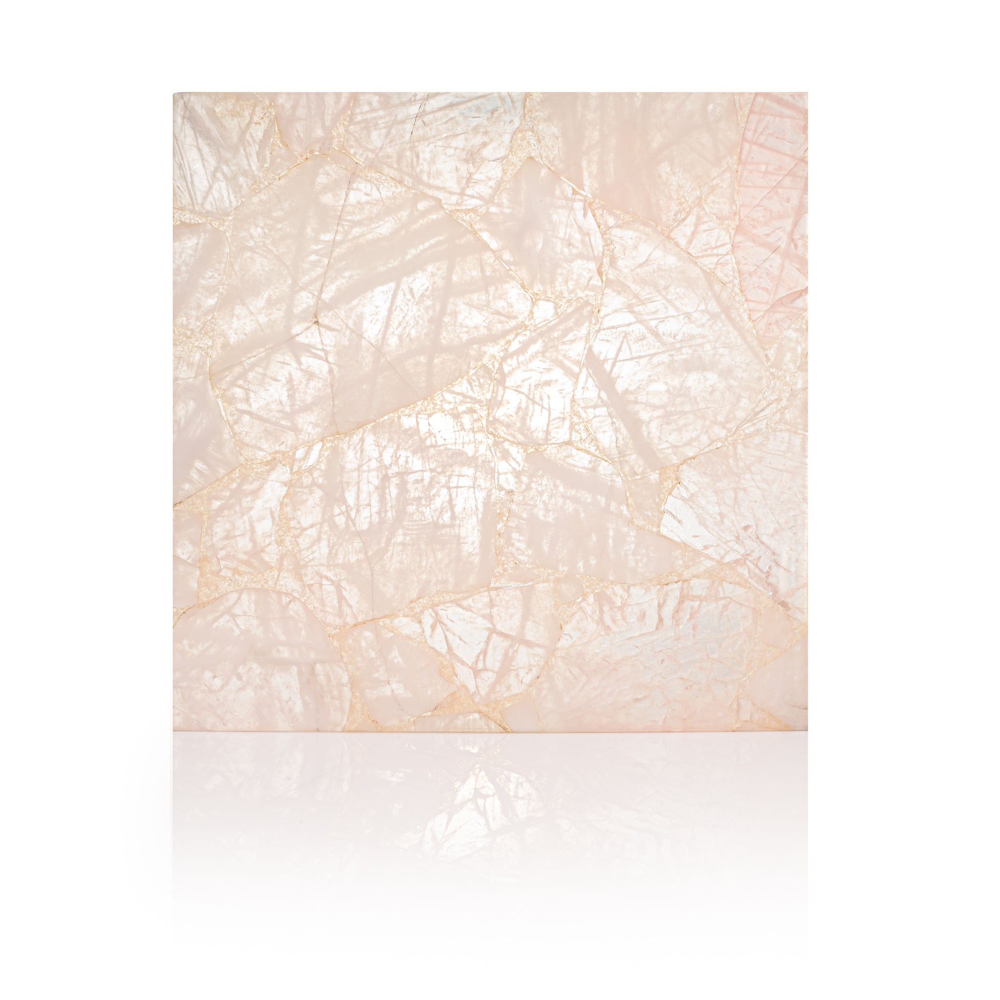Light Rose Quartz Tile – Crystal House Miami